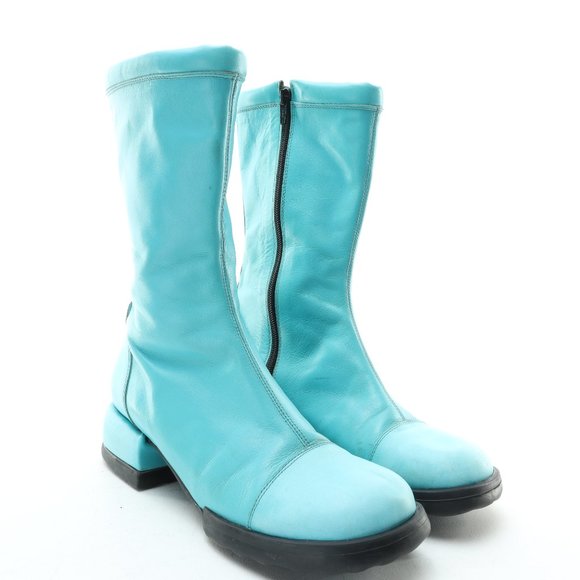 John Fluevog | Shoes | Vintage John Fluevog Leather Inside Zip Boots ...